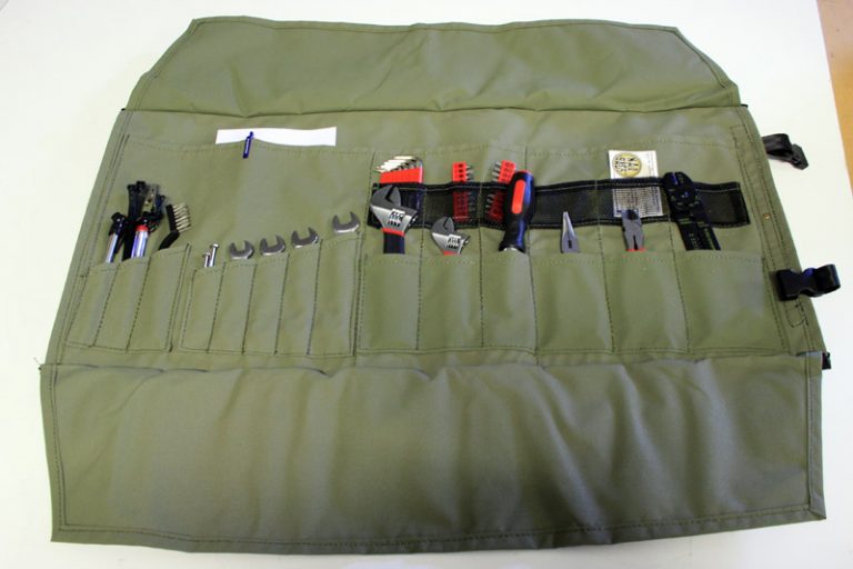 Adventure Motorcycle Tool Roll - Extra Large in Australian Canvas