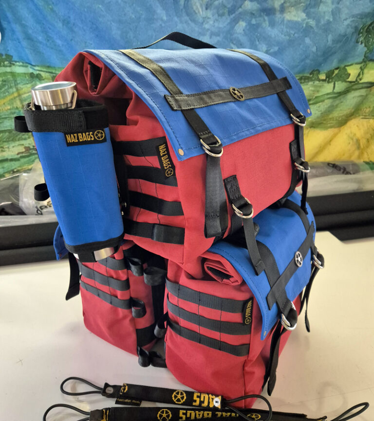 Postie Large Panniers and Postie Top Bag Set - Australian Made